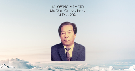 Online Obituary of Mr. Koh Ching Ping - The Beautiful Memories