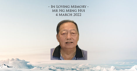 Online Obituary of Mr. Ng Meng Hui - The Beautiful Memories