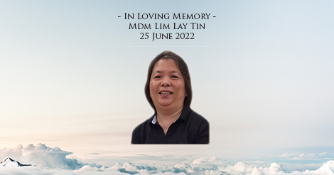 Online Obituary of Mdm. Lim Lay Tin - The Beautiful Memories
