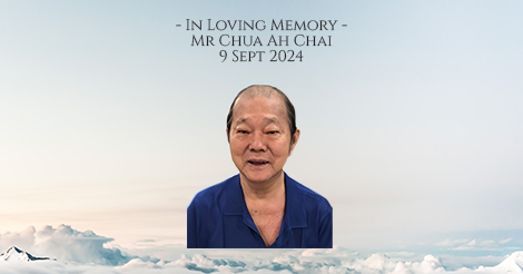 Online Obituary of Mr. Chua Ah Chai - The Beautiful Memories