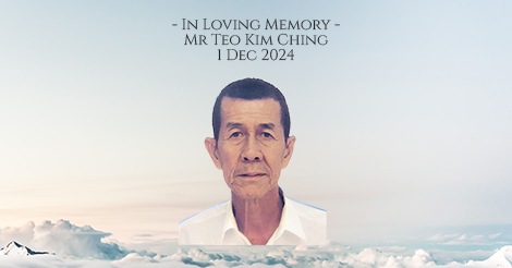 Online Obituary of Mr. Teo Kim Ching - The Beautiful Memories